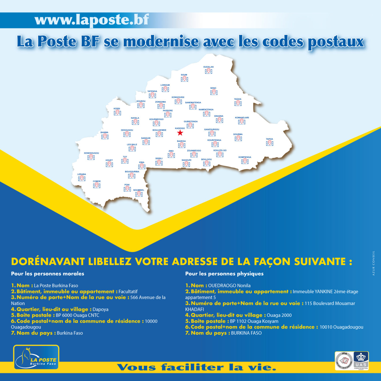 Accueil - La Poste Burkina Faso